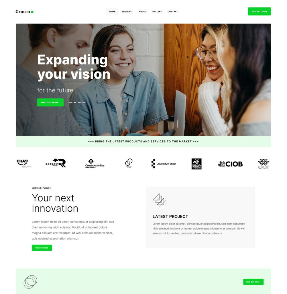 Beauty Salon Website Design Template - Websites for £34.99 p/m